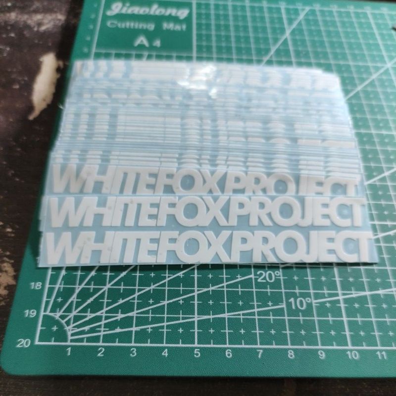 Jual stiker WHITEFOXPROJECT 12cm | Shopee Indonesia