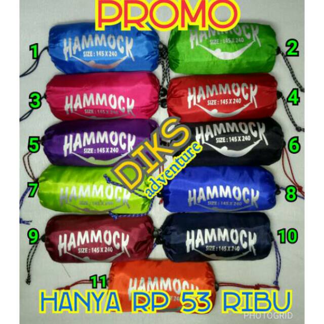 Jual Hammock hamock,hamuk,ayunan pohon, ayunan pantai | Shopee Indonesia
