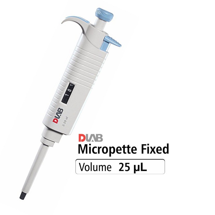 Jual New DLAB Micropipette Fixed Micropipet Volume 25 L | Shopee Indonesia