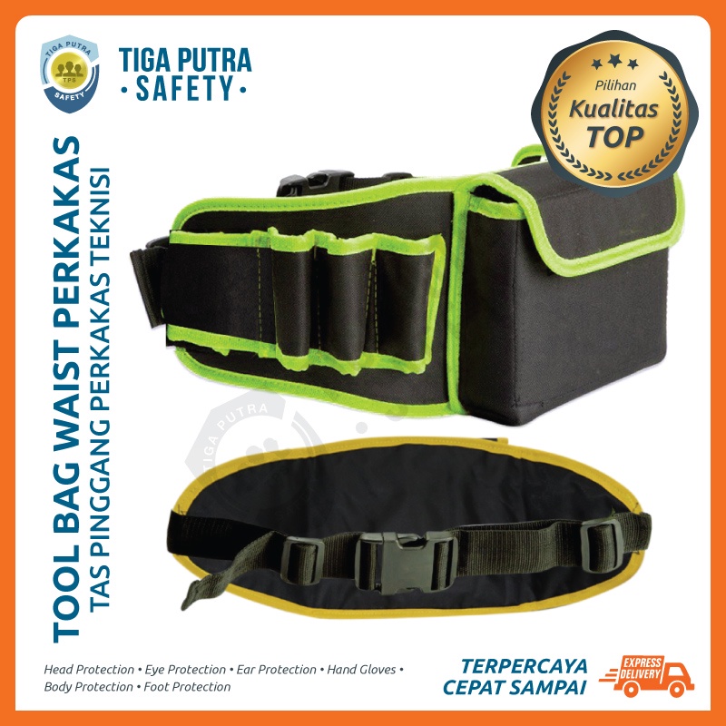 Jual Tas Pinggang Sabuk Perkakas Teknisi / Tool Bag Waist Pocket ...