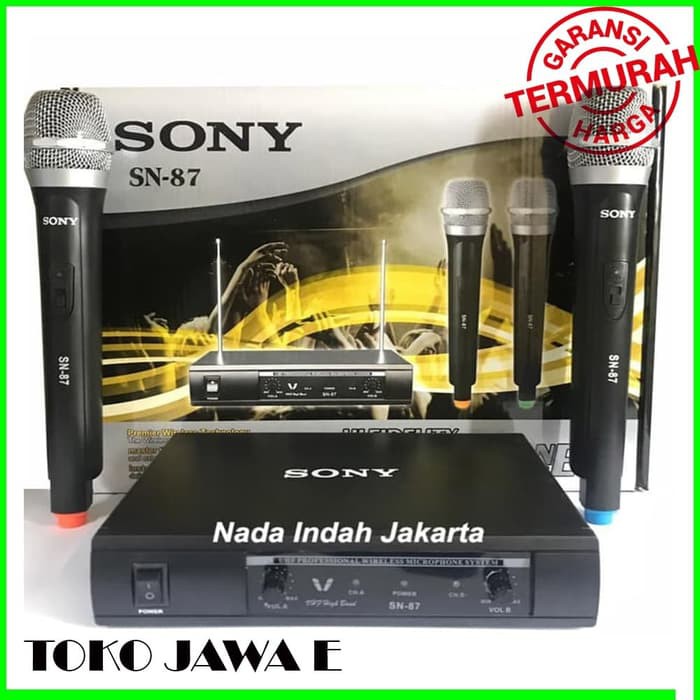 Jual MIC WERLES SONY SN 87 Michrophone/Mic Werles Merk Ternama Suara ...