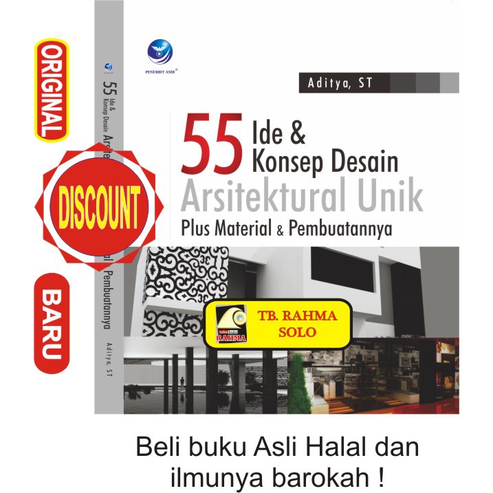 Jual Lima puluh Lima 55 IDE DAN KONSEP DESAIN ARSITEKTURAL UNIK PLUS MATERIAL DAN PEMBUATANNYA ...