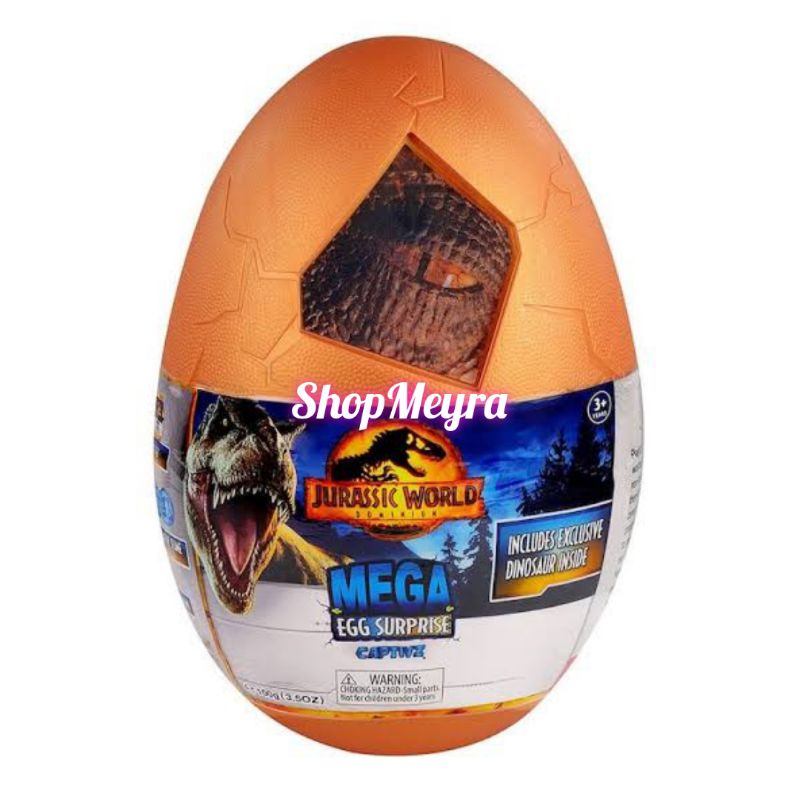 Jual Jurassic World Dominion Captvis Mega Egg Surprise | Shopee Indonesia