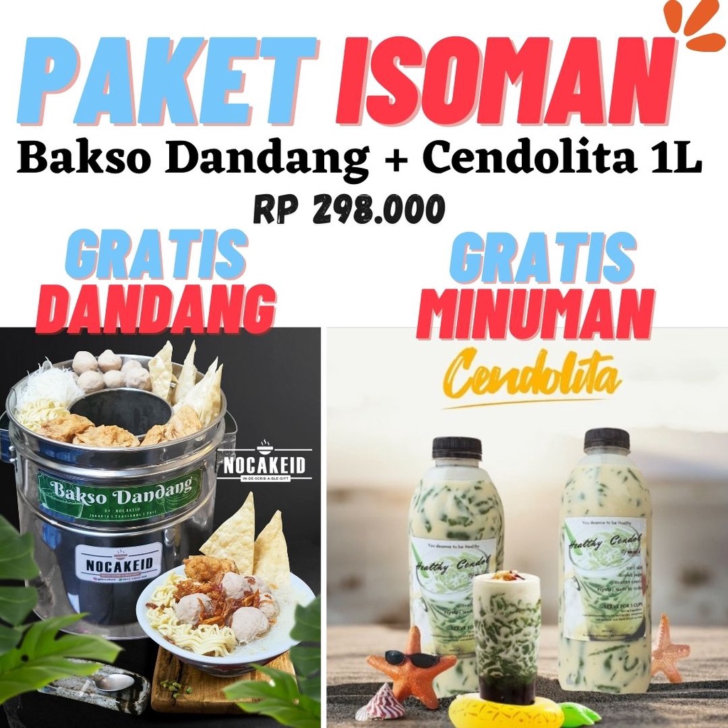 Jual PAKET BAKSO DANDANG + CENDOLITA,HAMPERS BAKSO DANDANG, HAMPERS ...