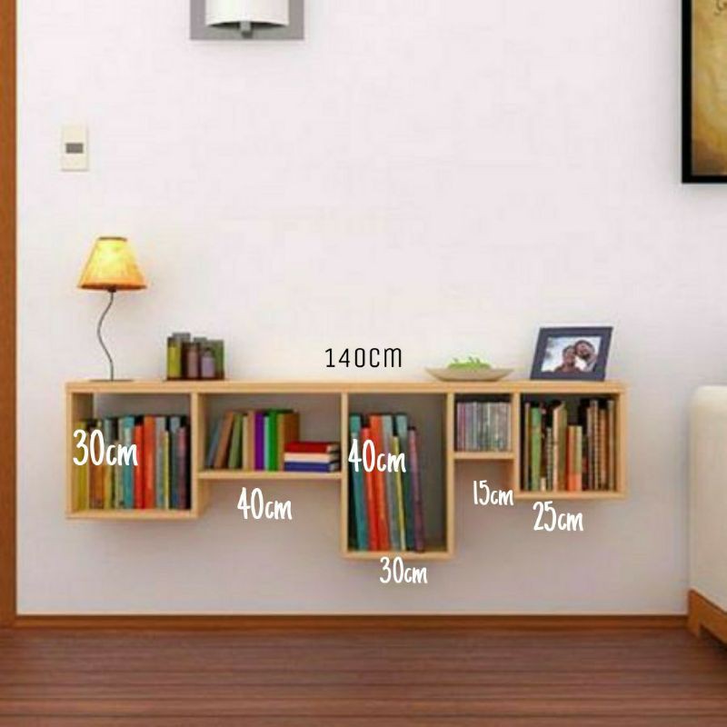 Jual RAK BUKU GANTUNG BISA PILIH WARNA DAN UKURAN | Shopee Indonesia
