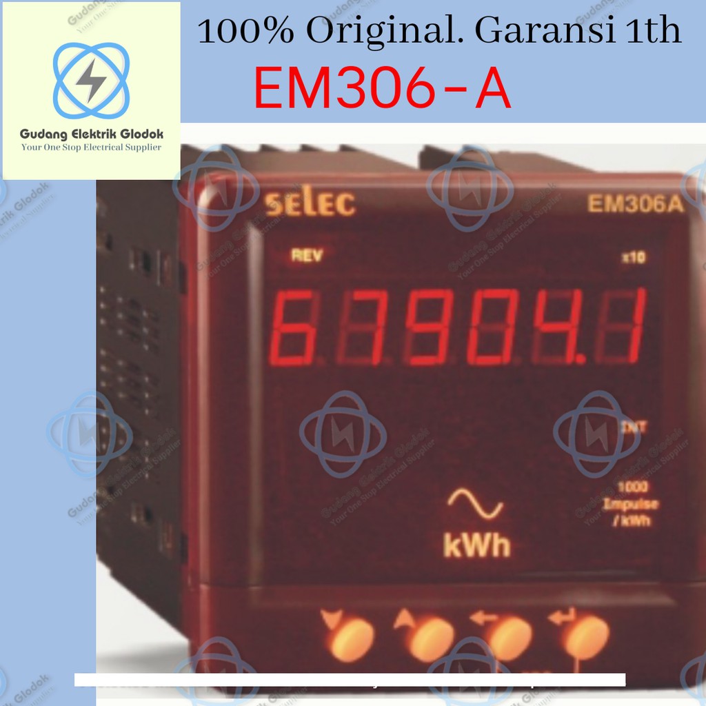 Jual DIGITAL KWH METER - SELEC - EM306-A | Shopee Indonesia