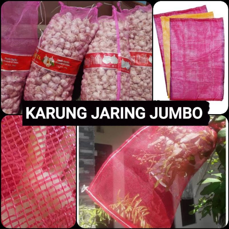 Jual Jaring Jumbo Sayuran | Kantong Waring Sayur Buah Besar Kuat ...