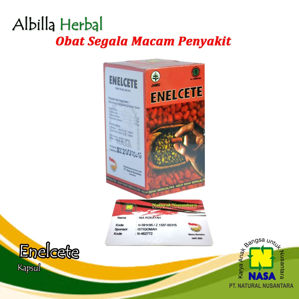 Jual ENELCETE NEO LECITHIN KAPSUL ORI NASA OBAT SAPUJAGAD OBAT BERBAGAI ...