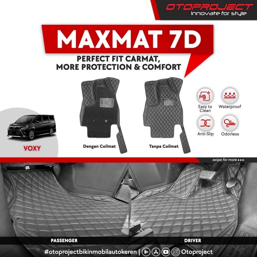 Jual Karpet Mobil 7D MAXMAT Toyota Voxy With Coilmat Otoproject ...