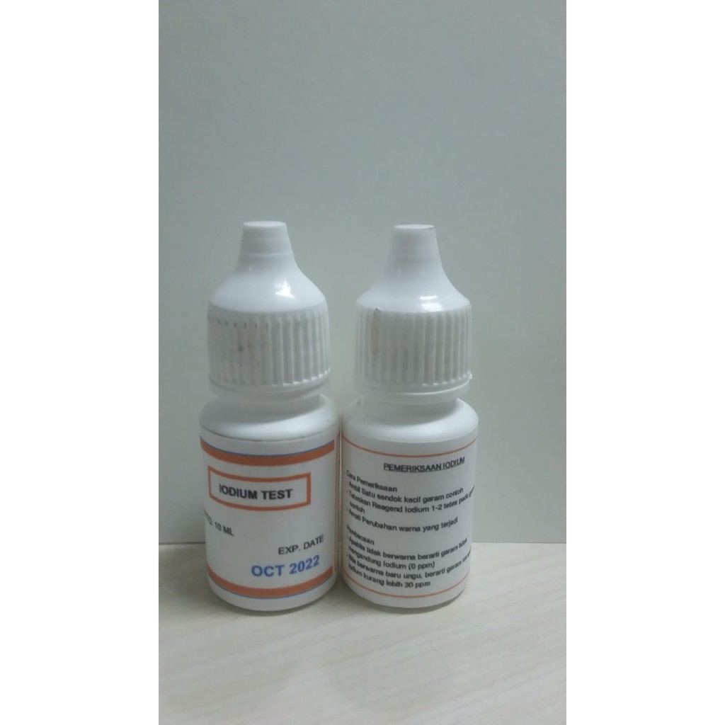 Jual Test Kit Yodium - Iodium Test 10ml | Shopee Indonesia