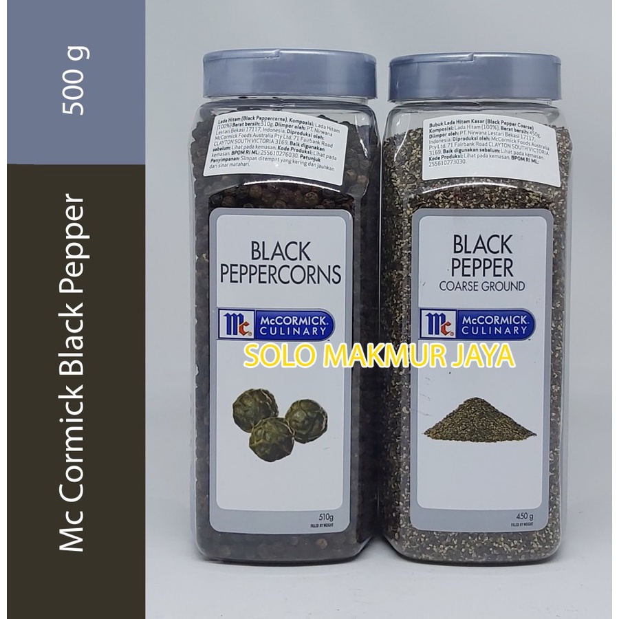 Jual Mccormick Mc Cormick Blackpepper Black Pepper Lada Hitam 500 g ...