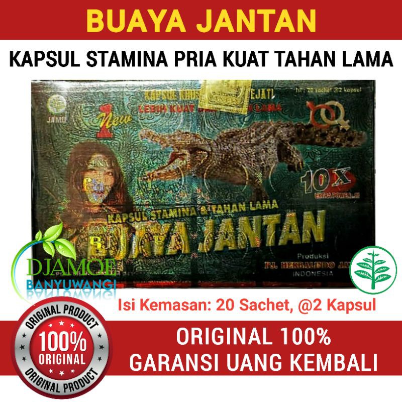 Jual Obat dan jamu Kuat Stamina Pria Tahan Lama Buaya Jantan | Shopee Indonesia