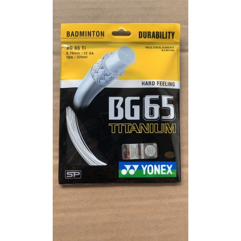 Jual Senar Yonex BG 65 Titanium Original | Shopee Indonesia