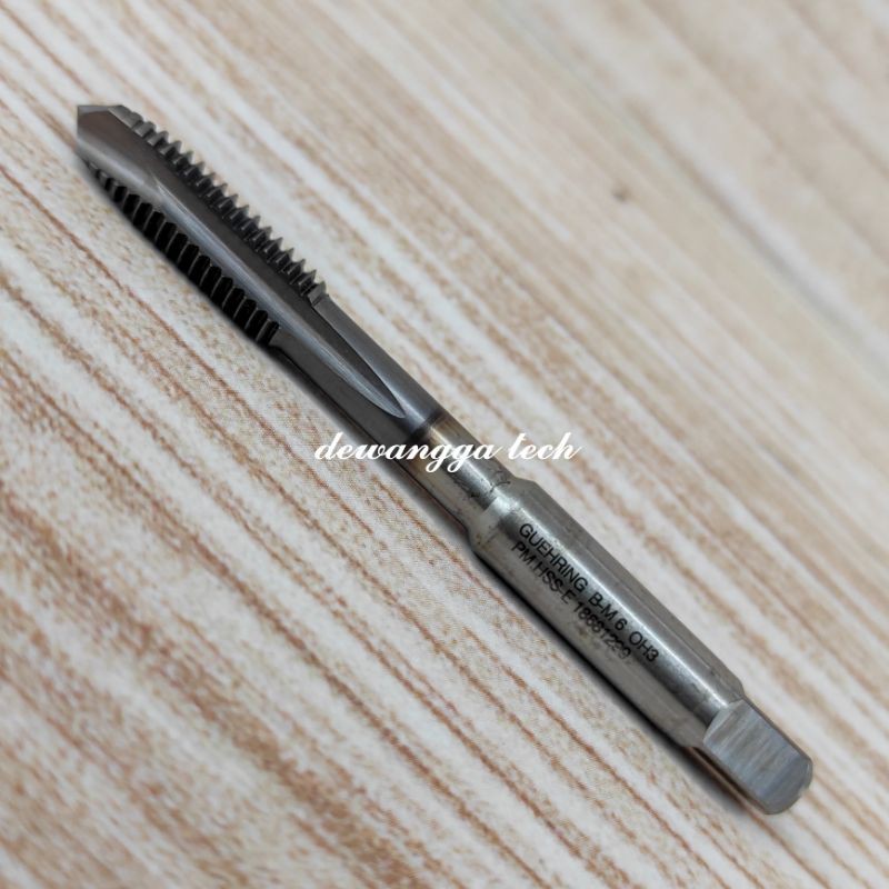 Jual GUHRING GERMANY m6x1.0 tap PO m6x1 Tapping m6 x 1 baut mur kunci ...