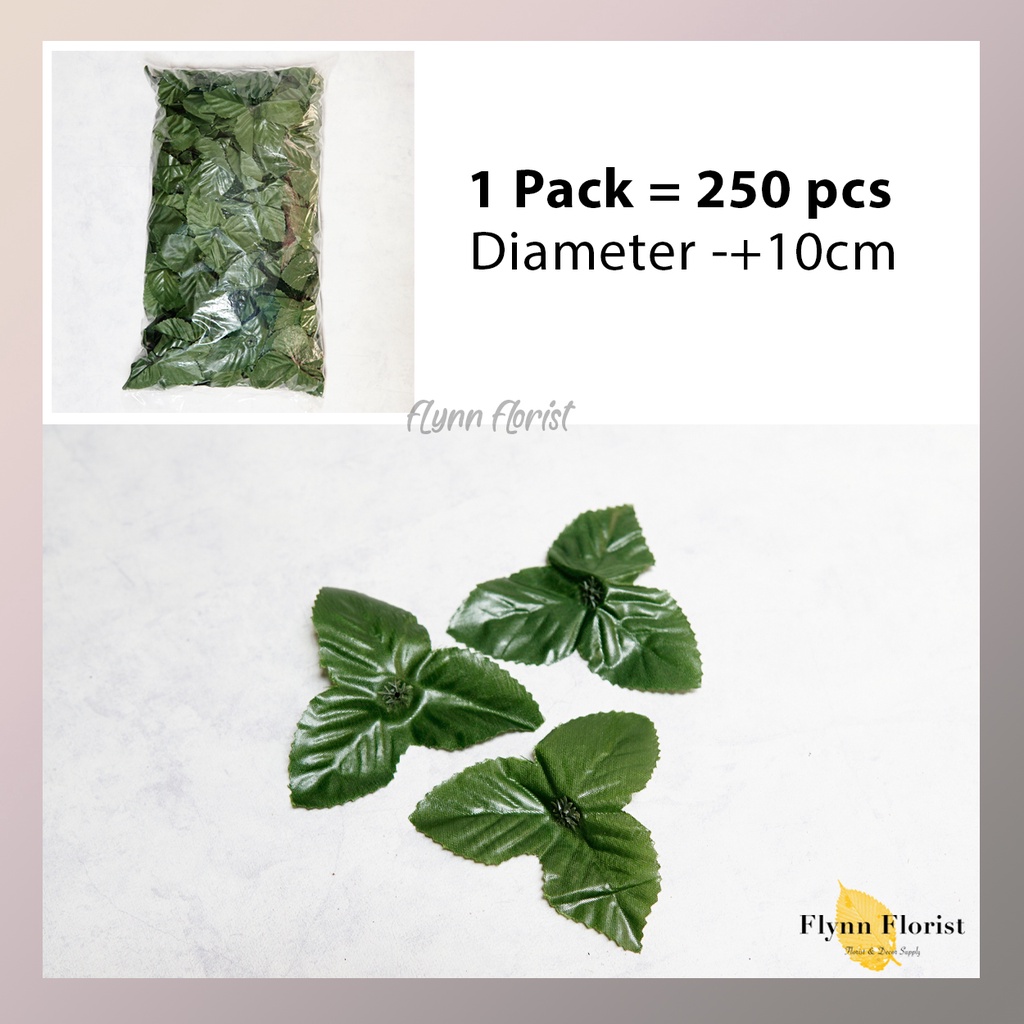 Jual Daun Rose Besar (1 Pack : 250pcs) Daun Artificial / Daun Dekorasi ...