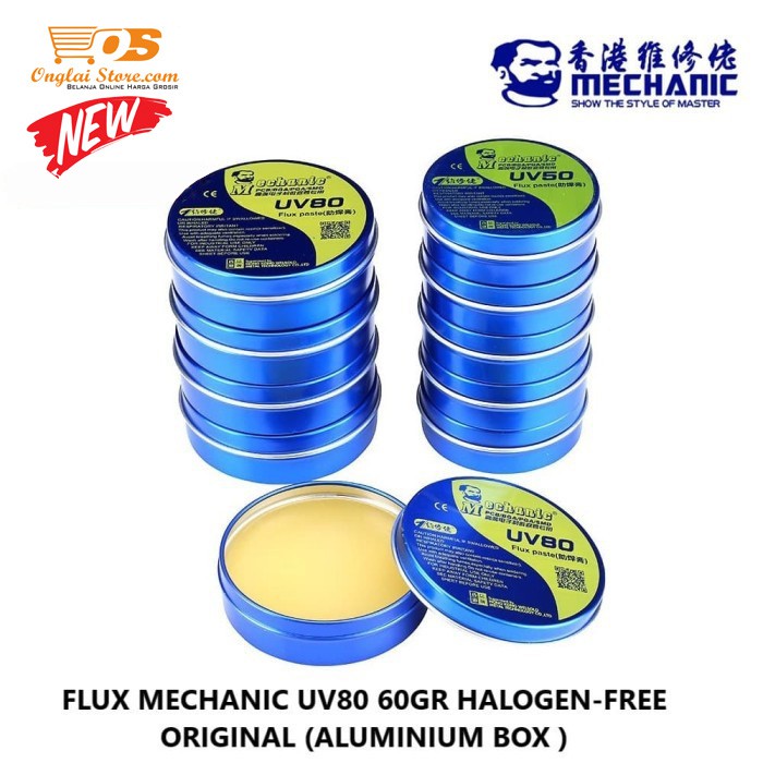Jual FLUX MECHANIC UV 80 SOLDER PASTA MINYAK SOLDER ALUMINIUM BOX FLUX SOLDER UV-80 ORI UV80 ...