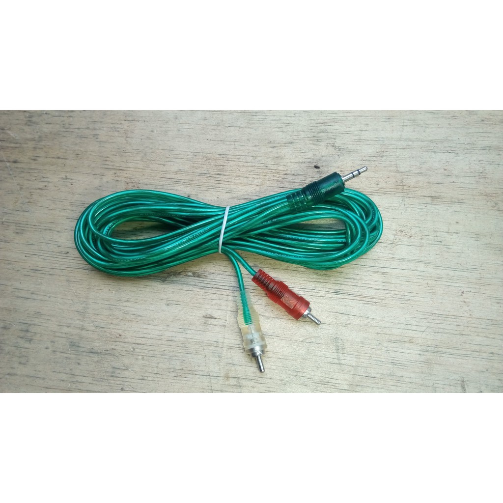 Jual Kabel RCA to Aux 4,5meter | Shopee Indonesia