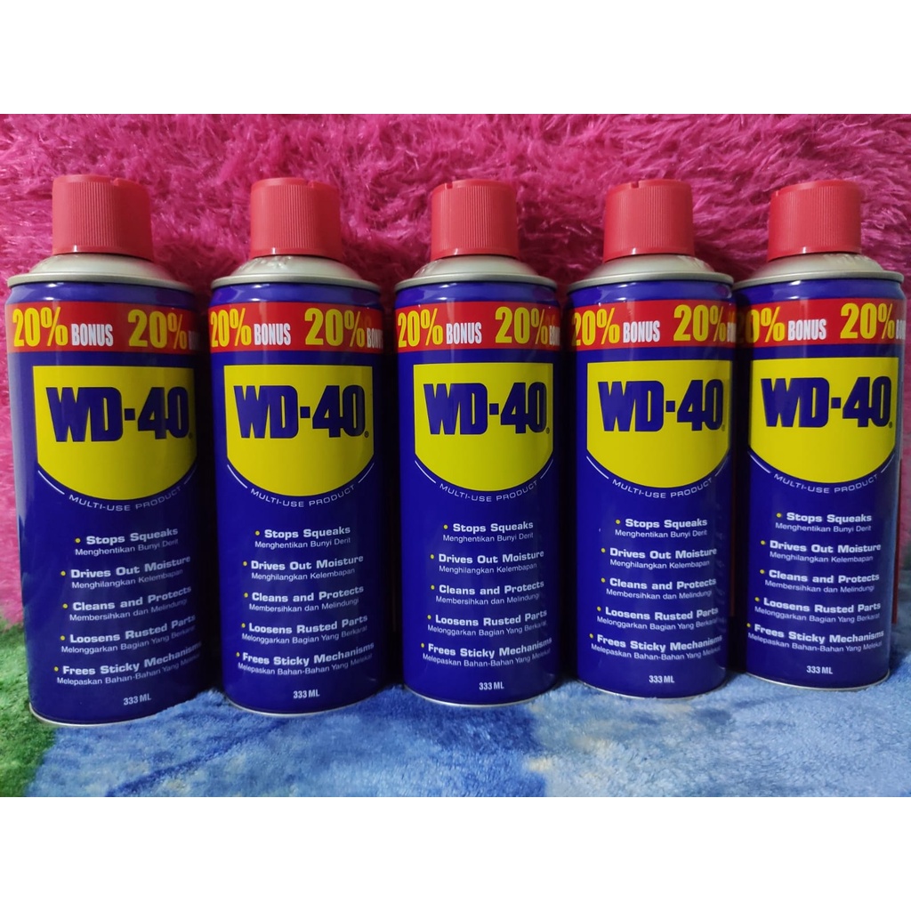 Jual WD-40 Penetrating Oil 333 ML (Pelumas Anti Karat) | Shopee Indonesia