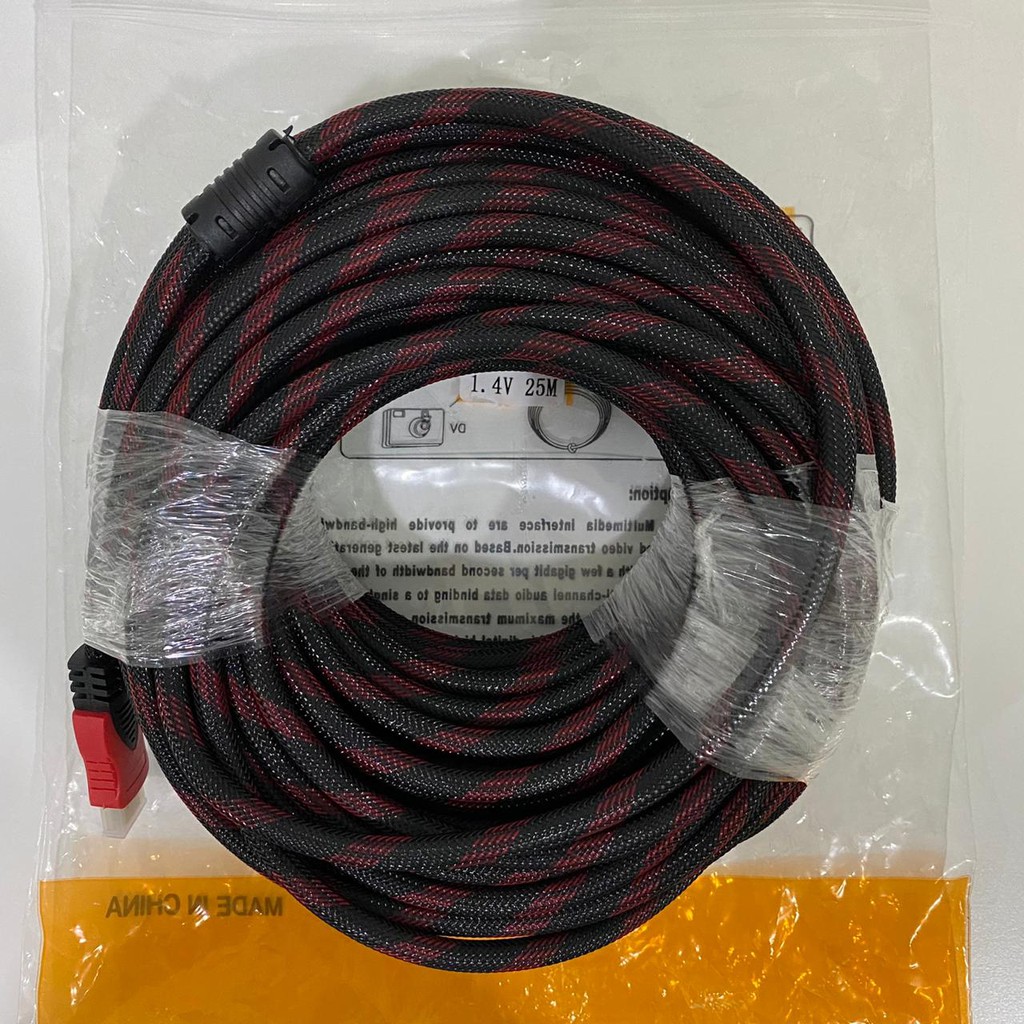Jual Kabel HDMI to HDMI 25M / Kabel HDMI Serat Jaring 25 Meter | Shopee ...