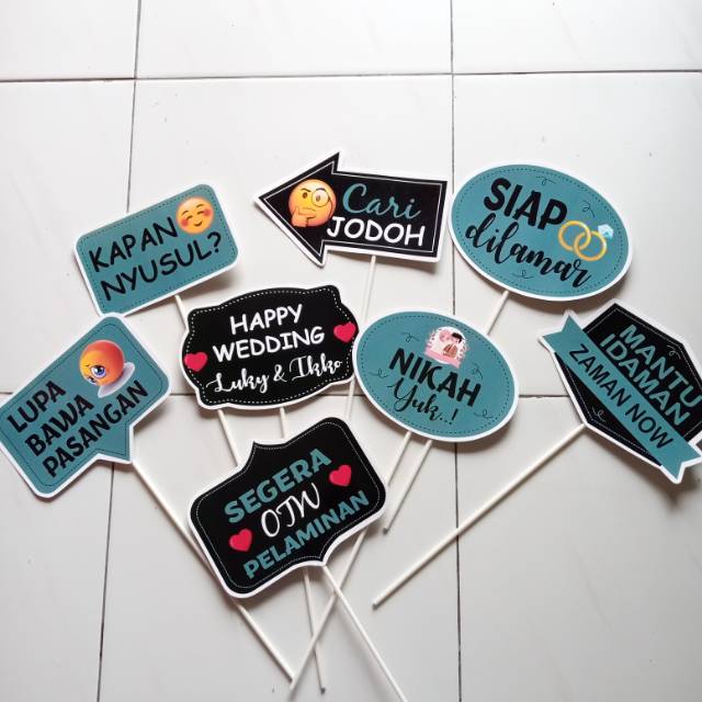 Jual Photoproops | property Photobooth wedding custom | Shopee Indonesia