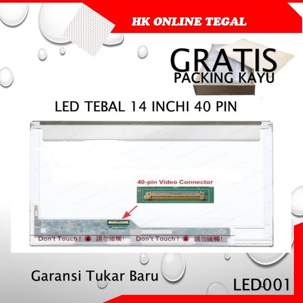Jual Layar LCD LED Laptop Asus 14 Inch Tebal 40 Pin Original | Shopee ...