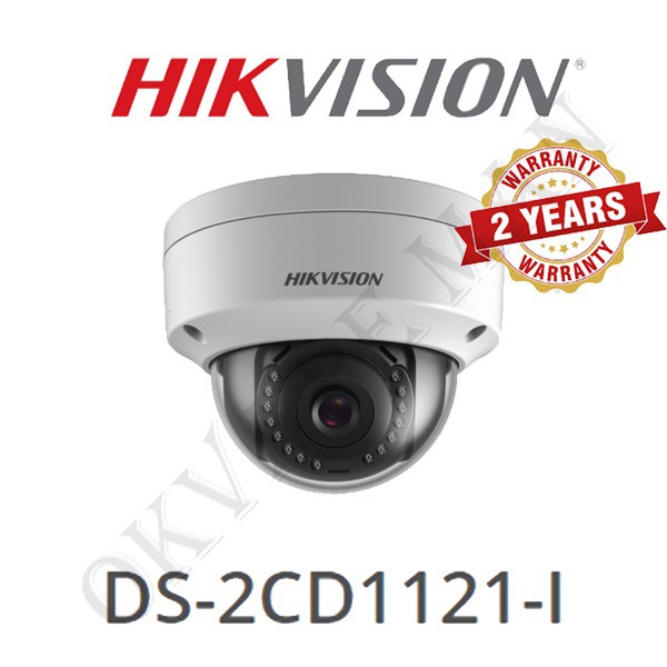 Jual HIKVISION CCTV Kamera 2MP IP 2 MP Indoor DS-2CD1121-I Network Dome | Shopee Indonesia