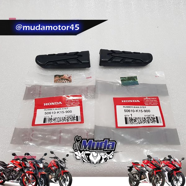 Jual KARET FOOTSTEP CBR150R CB150R CB150X KIRI KANAN PIJAKAN DEPAN ...