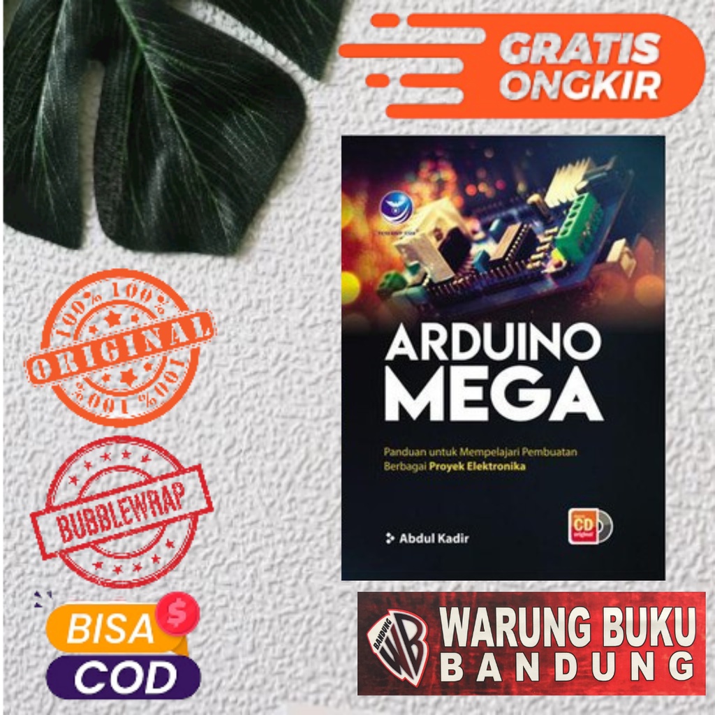 Jual Buku Arduino Mega Panduan Untuk Mempelajari Pembuatan Berbagai Proyek Elektronika Cd 
