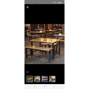 Jual set meja resto meja cafe meja makan | Shopee Indonesia