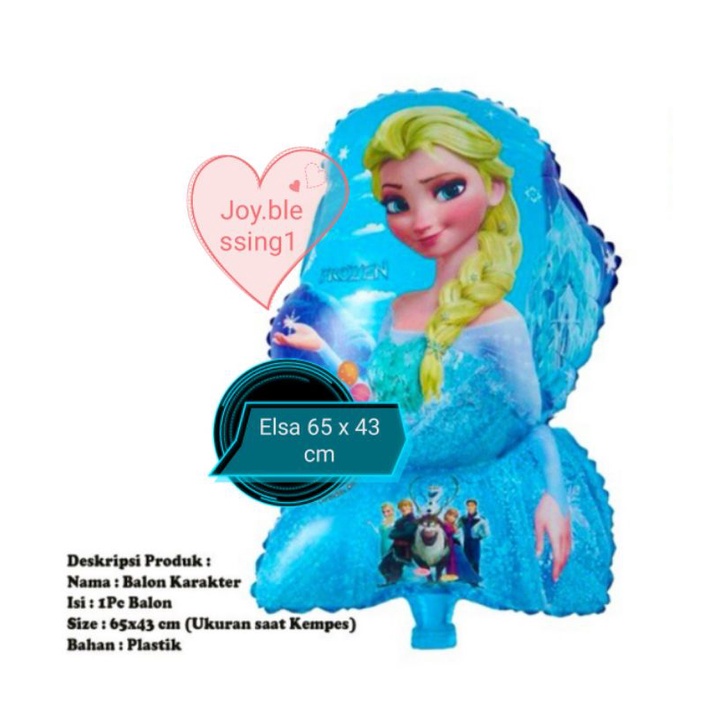 Jual BALON FOIL FROZEN ELSA ANNA OLAF/Banner Frozen/Balon bando frozen ...