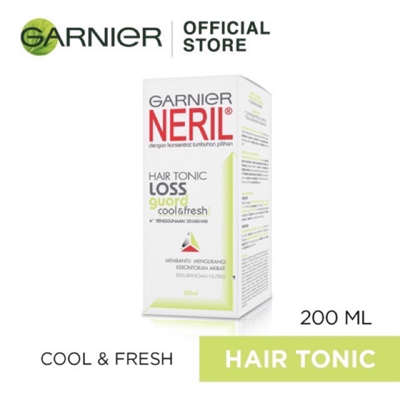 Jual GARNIER Neril Hair Tonic Loss guard cool & fresh 200ml | Shopee ...