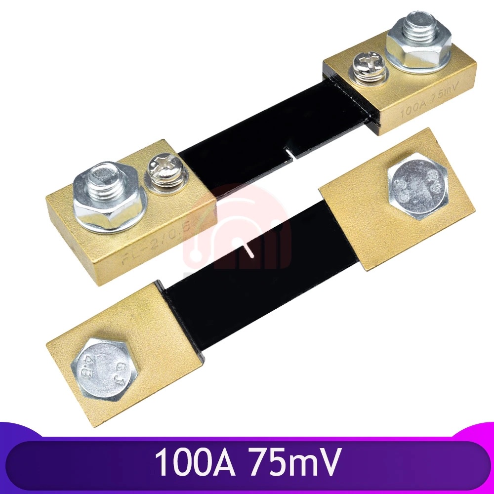 Jual DC Current Shunt FL-2 10A-100A 75mV Shunt Resistor untuk DC ...