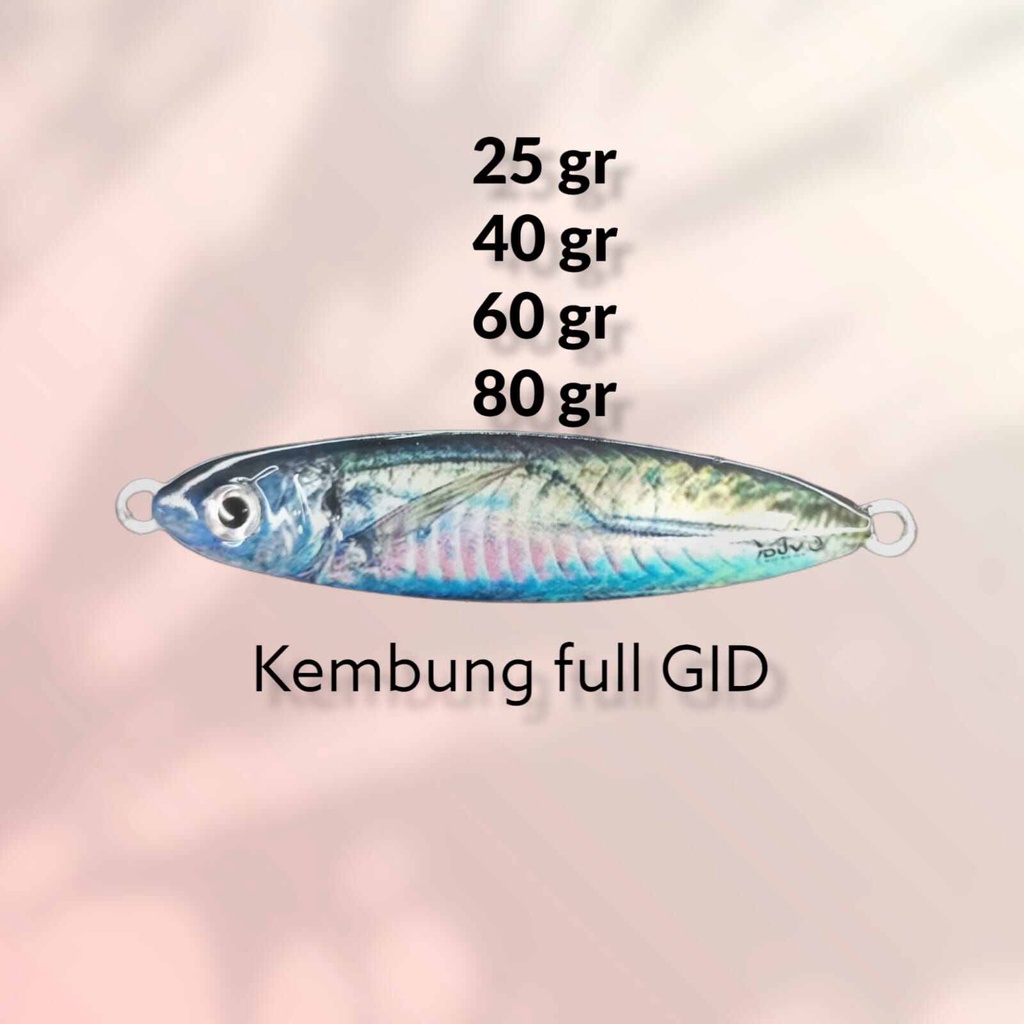 Jual metal jig decal model kembung full GID | Shopee Indonesia