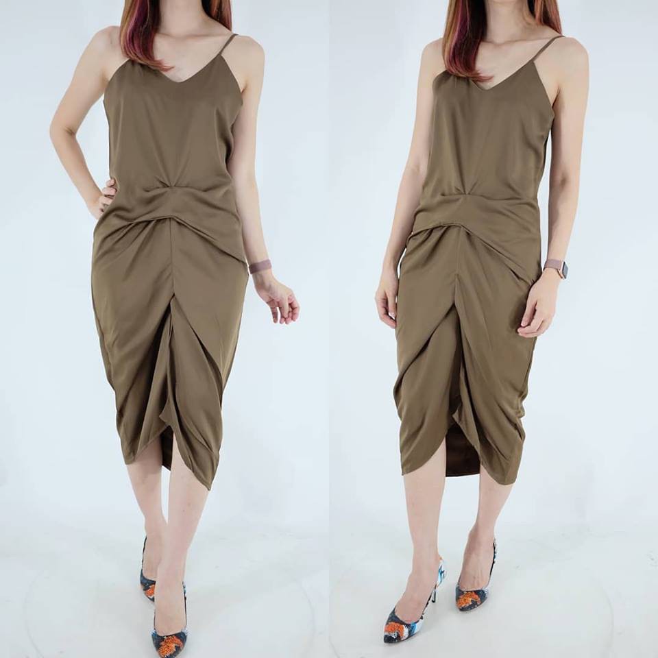 Jual V2327. DRESS HILDA | Shopee Indonesia