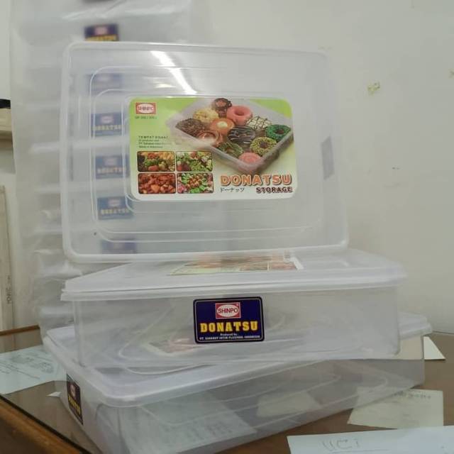Jual Kotak Kue Donat Donatsu - Tempat Box Makan Plastik Makanan SNI ...