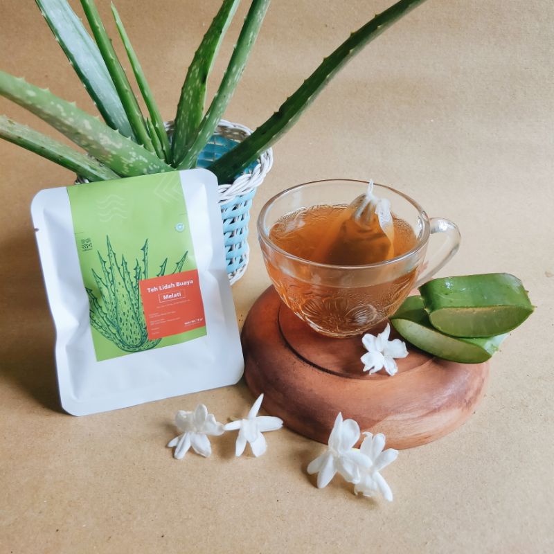 Jual Teh Celup Lidah Buaya Varian Rasa Melati | Shopee Indonesia