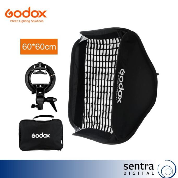 Jual Godox 60x60cm Easy foldable softbox with S2 S-type bracket SG ...