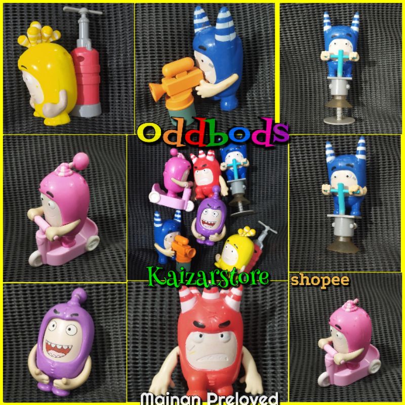 Jual Oddbods Hadiah Mainan Action Figure Kids Meal Happy Meals MCD ...