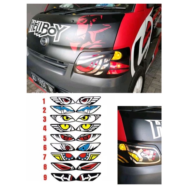 Jual stiker lampu depan mobil pickup grand max | Shopee Indonesia