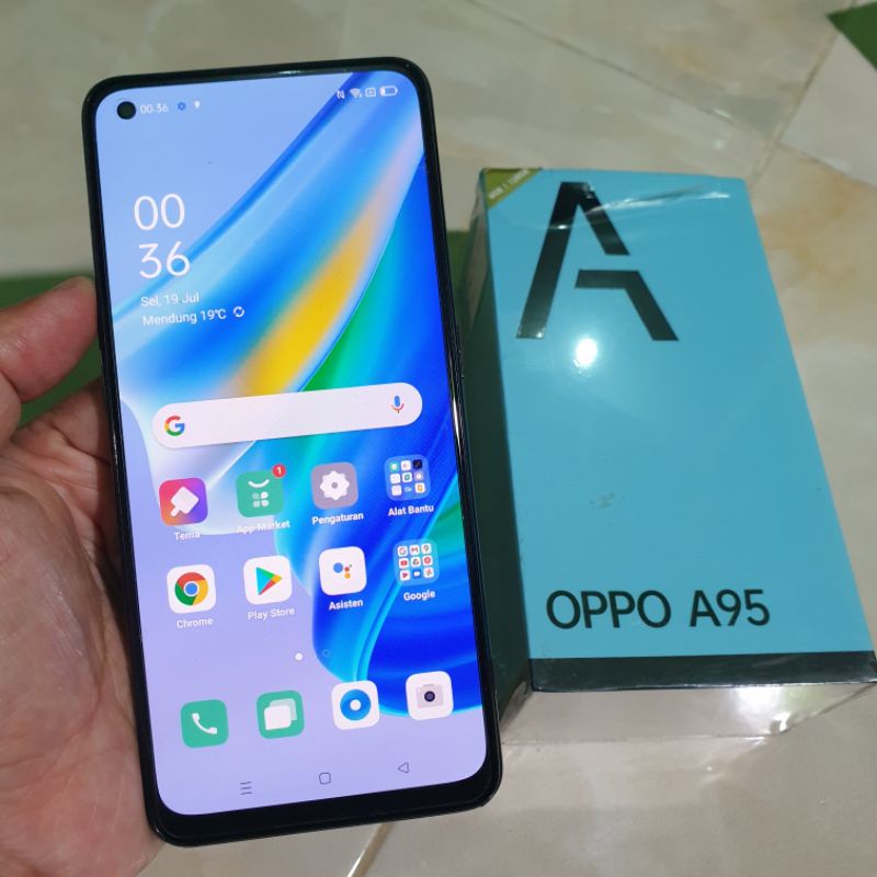 Jual Oppo A95 8/128 Ram 8gb Rom 128gb second mulus dan lengkap | Shopee Indonesia