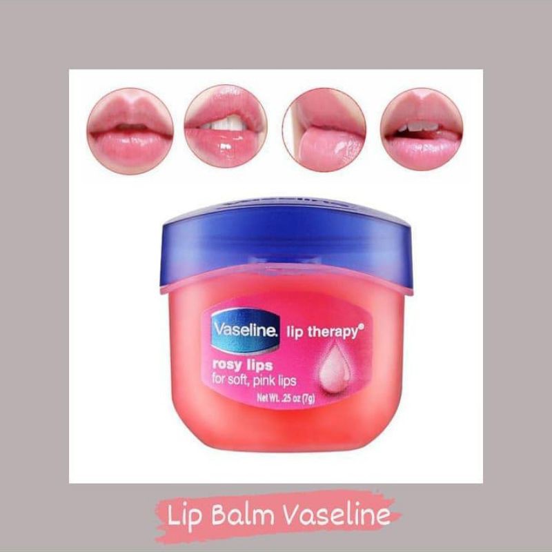 Jual Vaseline Lip Therapy/ Vaseline Lip Balm Original | Shopee Indonesia