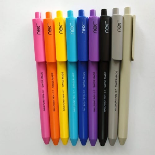 Jual GROSIR PREMEC NEX 1 lusin Pen Pulpen Swiss NEXT Hitam Berkualitas ...