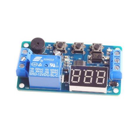 Jual Digital LED Display Time Delay Relay Module Board DC 12V | Shopee Indonesia