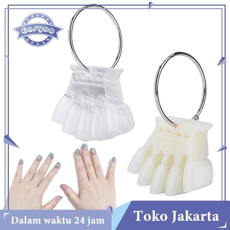 Jual Isi 10x5 Display Nail Art Akrilik Papan Display Kuku Palsu Crown ...