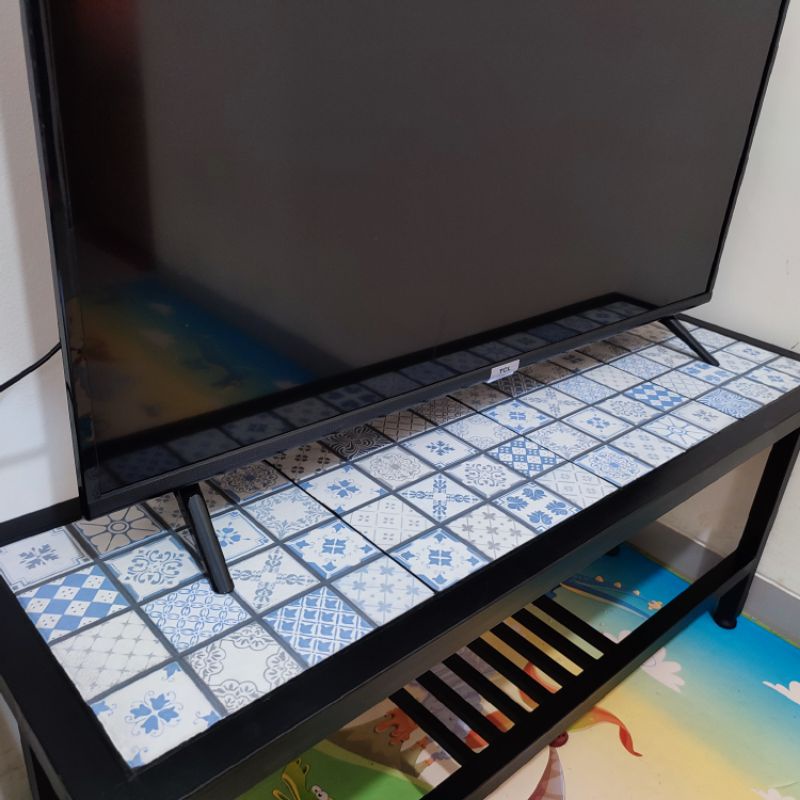 Jual Meja TV Led Keramik Minimalis Industrial | Shopee Indonesia