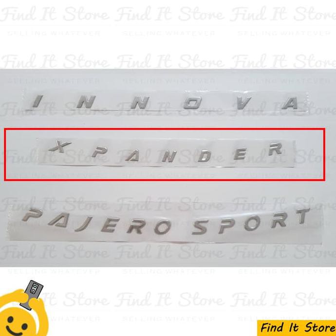 Jual Engine Hood Emblem Xpander Expander 3D Logo Tulisan Kap Mesin ...