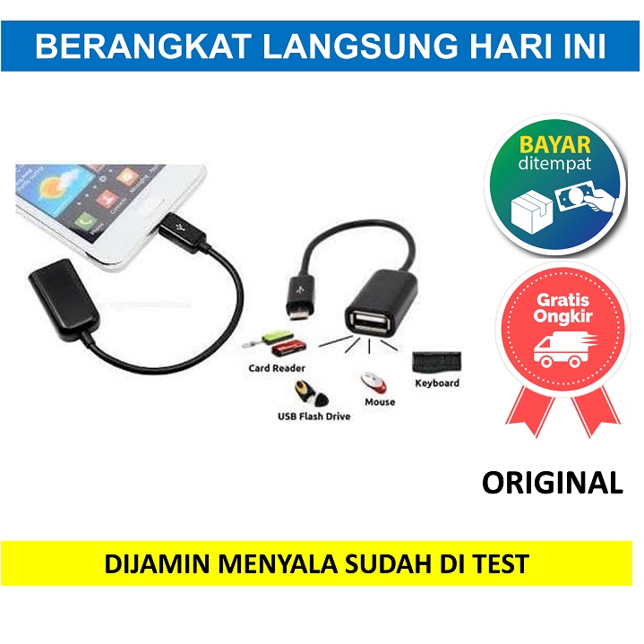 Jual Kabel OTG Android / Cable Usb OTG Micro | Shopee Indonesia