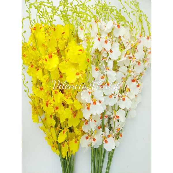 Jual [HARGA/12TK]BUNGA ANGGREK GOLDEN SHOWER ANGGREK ARTIFICIAL PALSU ...