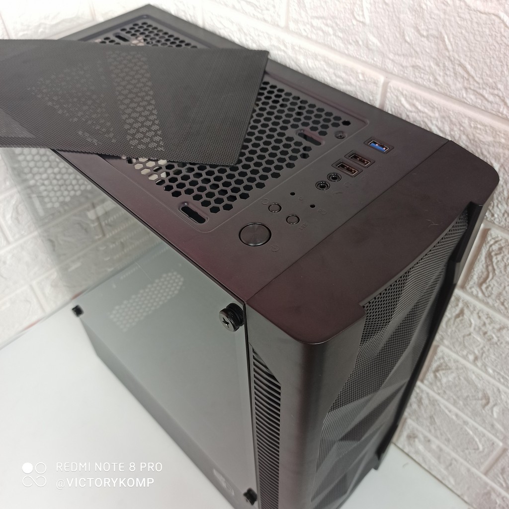 Jual Case PC Gaming Cube Gaming Byron ATX Gaming Case Mesh Front Panel ...