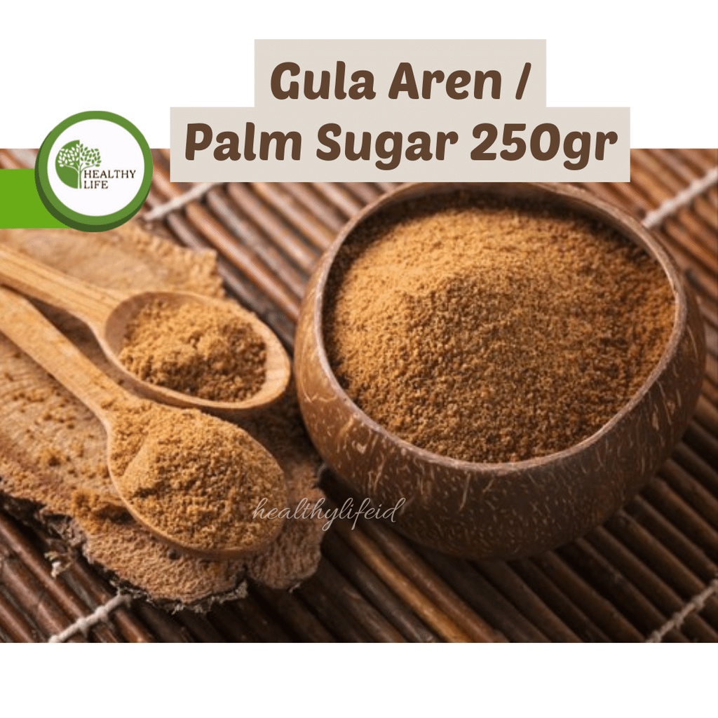 Jual Gula Aren Organik Murni 100% 250gr / Gula Semut Aren Organik ...